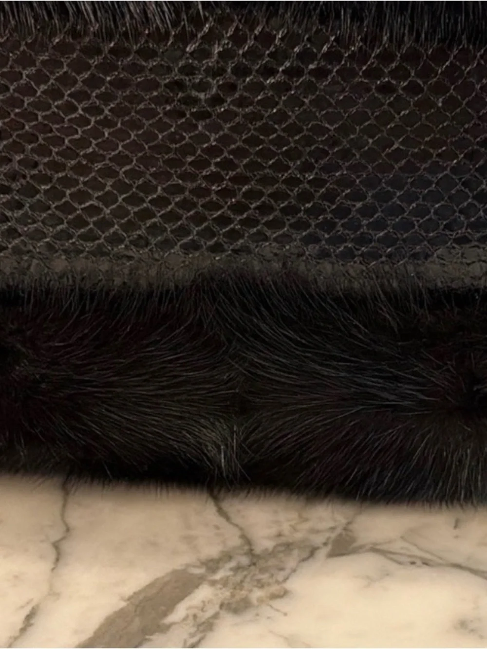 Valentino Garavani | Bags | Valentino Mink Fur Floral Appliqu Evening ...